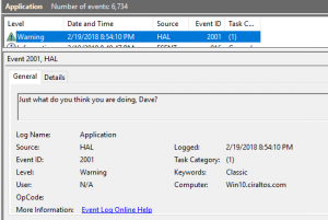 Writing to the Windows Event Log with PowerShell - Ciraltos