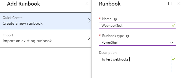 Webhooks and Azure Automation Runbooks - ciraltos