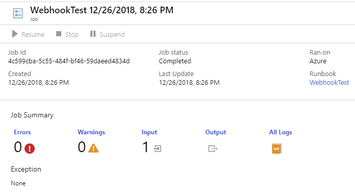 Webhooks and Azure Automation Runbooks - ciraltos