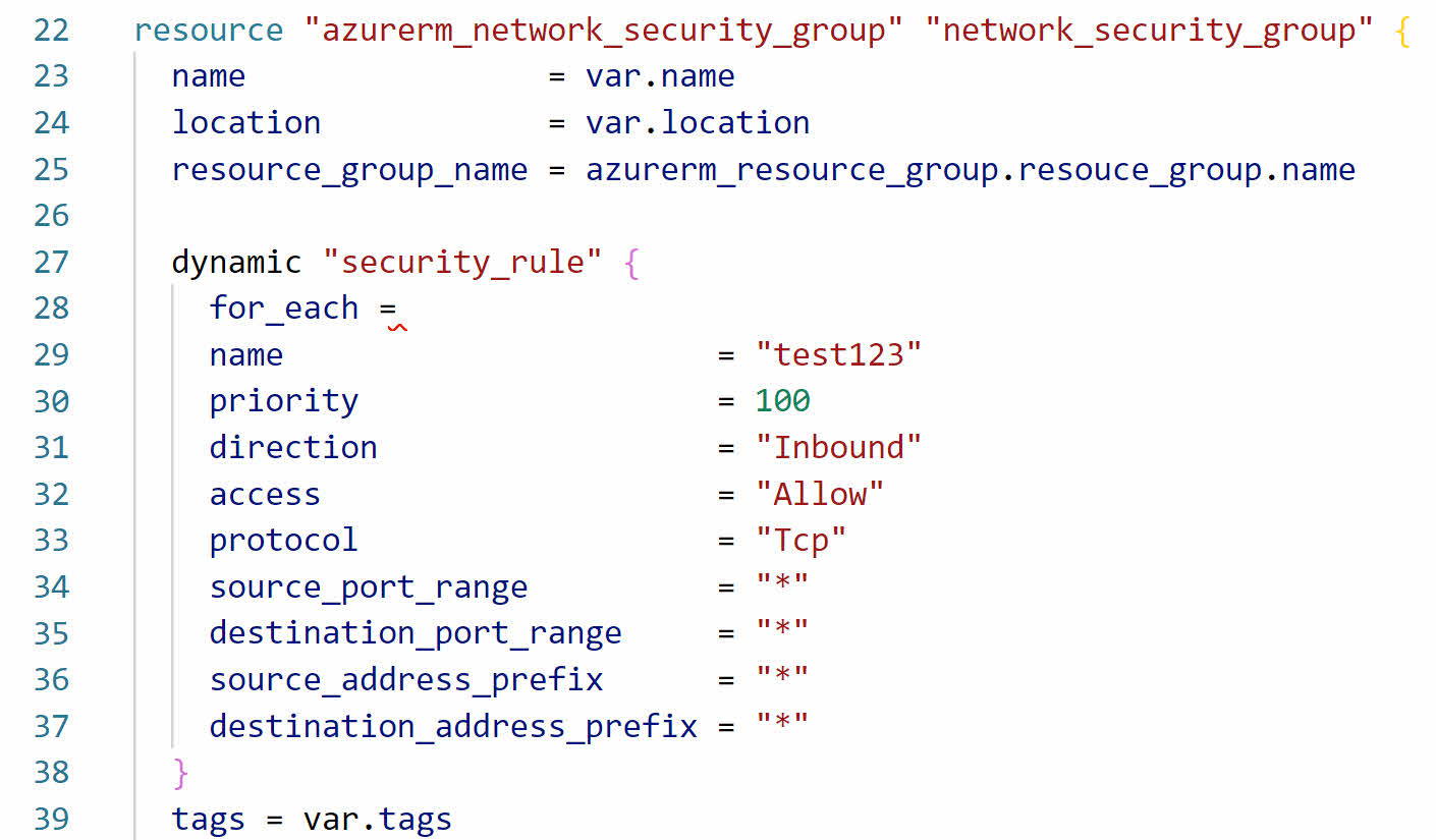 Dynamic Blocks in Terraform with Azure - Ciraltos Dynamic Blocks in Terraform with Azure - Ciraltos