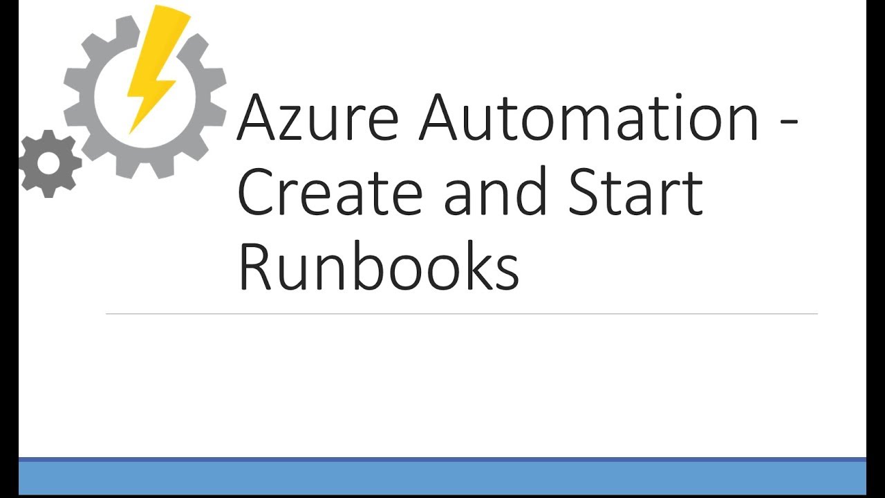 Create And Run Powershell Runbooks In Azure Automation Ciraltos 